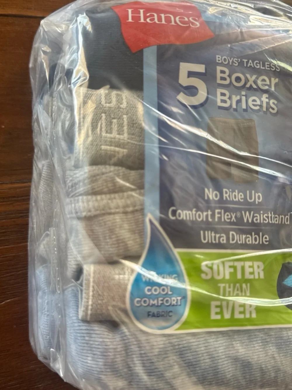 Hanes | Accessories | Pair New Hanes Boys Tagless 5pack Boxer Briefs ...